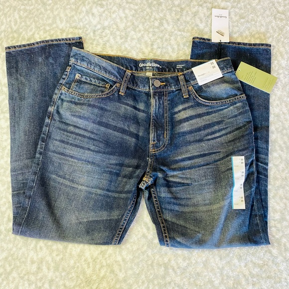 Goodfellow & Co | Jeans | Goodfellow Co Mens Straight Fit Jeans Dark ...